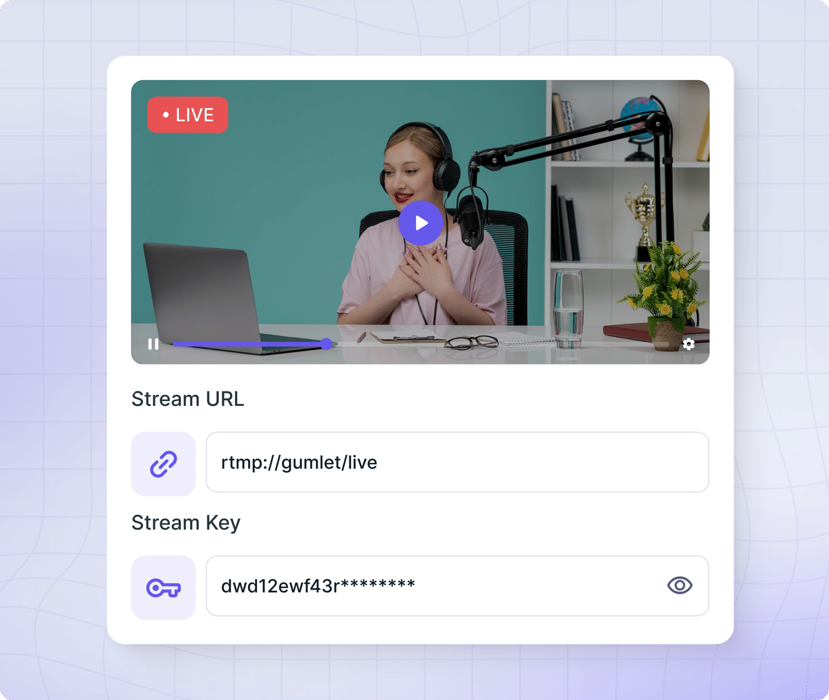 Gumlet Live Streaming - Seamless RTMP Streaming Platform