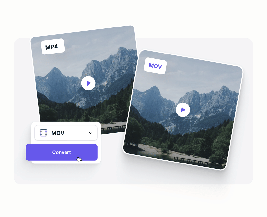 Convert MP4 to MOV Online for Free