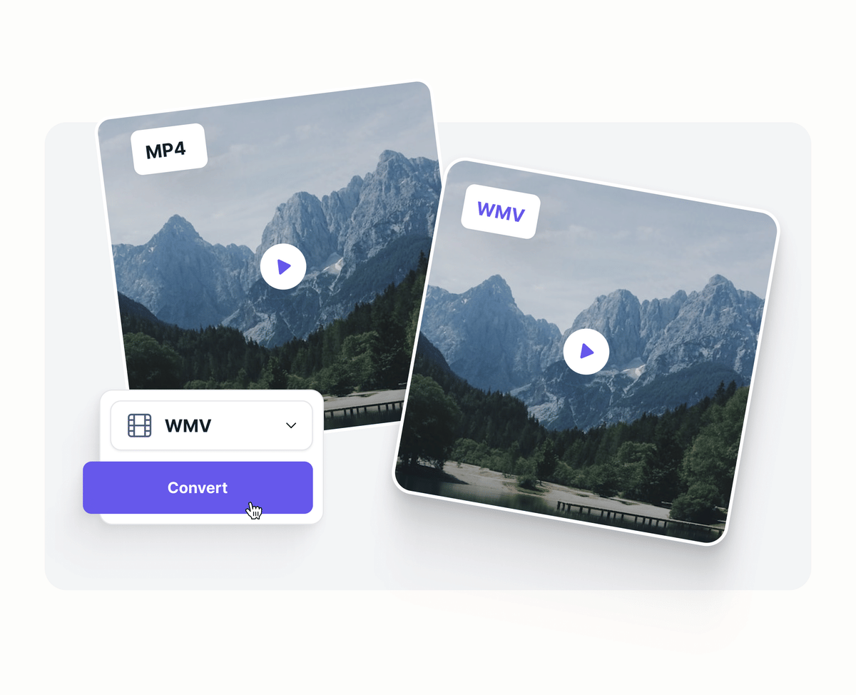 Convert MP4 to WMV Online for Free